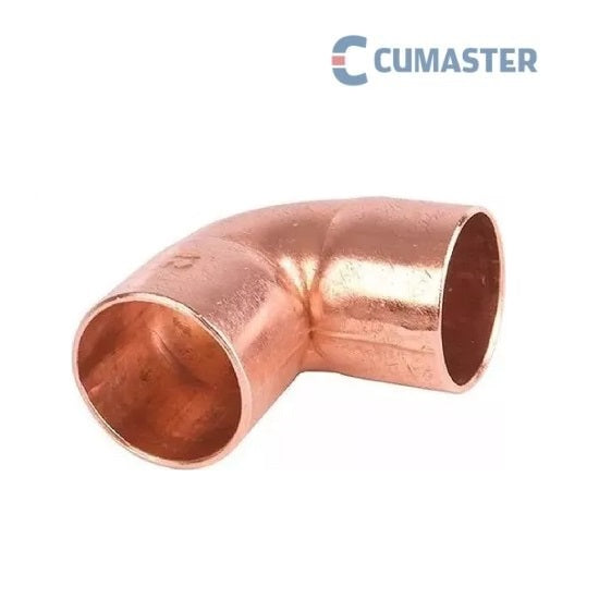 Codo de Cobre Radio Corto 90° 1/2 Cumaster (100 Piezas) 235-0025 – Freeze Depot